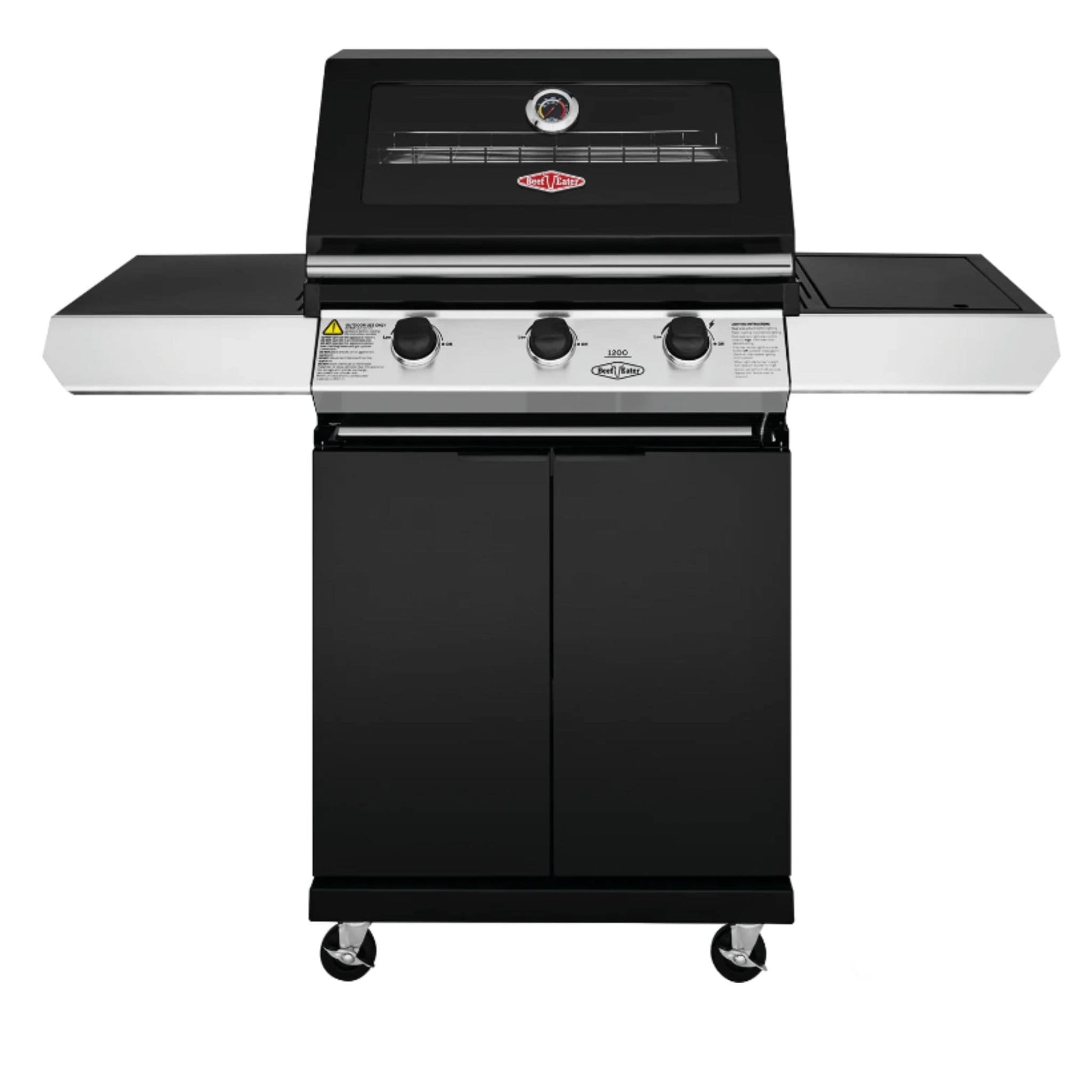 BeefEater 1200E Series 3 Burner BBQ With Side Burner and Trolley – Urban Outdoor Kitchen