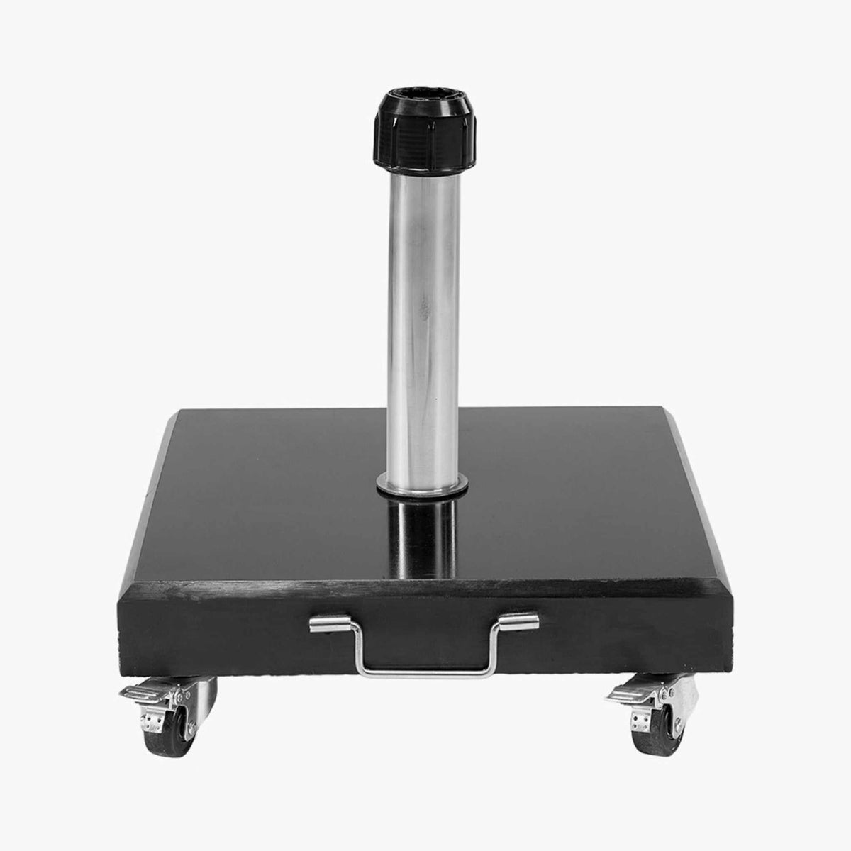 Rome Polished Black Granite 40KG Wheeled Parasol Base — Urban Outdoor ...