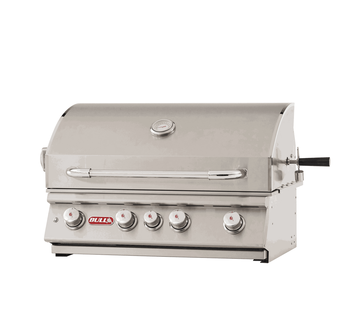 Bull Angus Built In Gas BBQ Grill With Lights, Rotisserie & Rear Burne ...